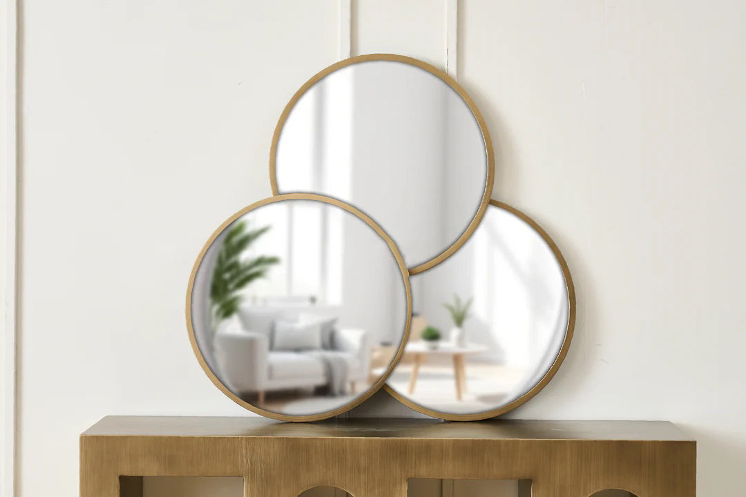 Capri Overlapping Round Wall Mirror by Marco Furniture