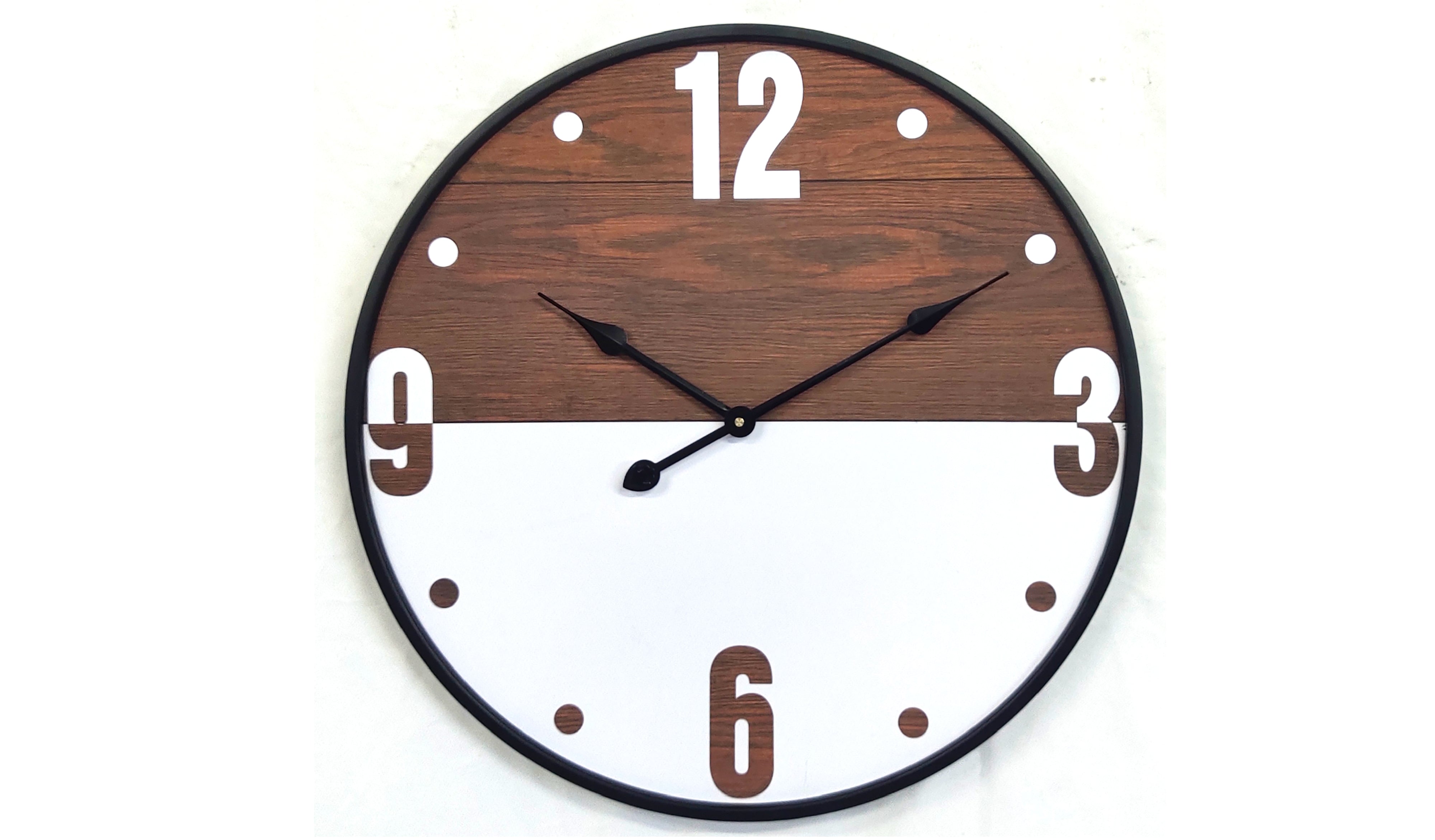 Wooden Large Wall Clocks for Home Decor 60CM – Marco Furniture
