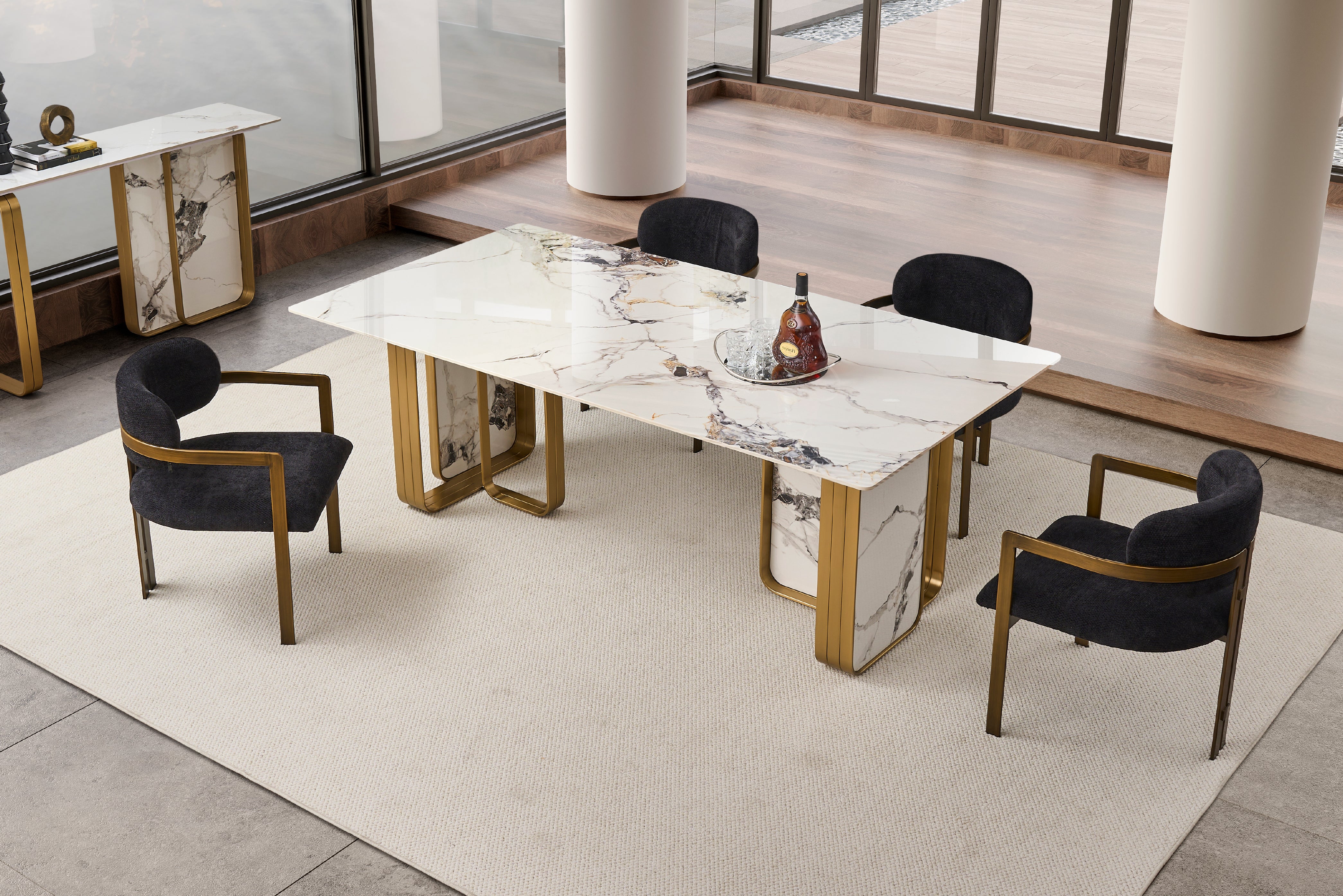 Vittoria Sintered Stone Dining Table | Modern & Durable
